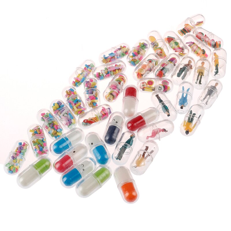 10PCS Slime Mini Capsule Coloured Man Smiling Face... – Grandado