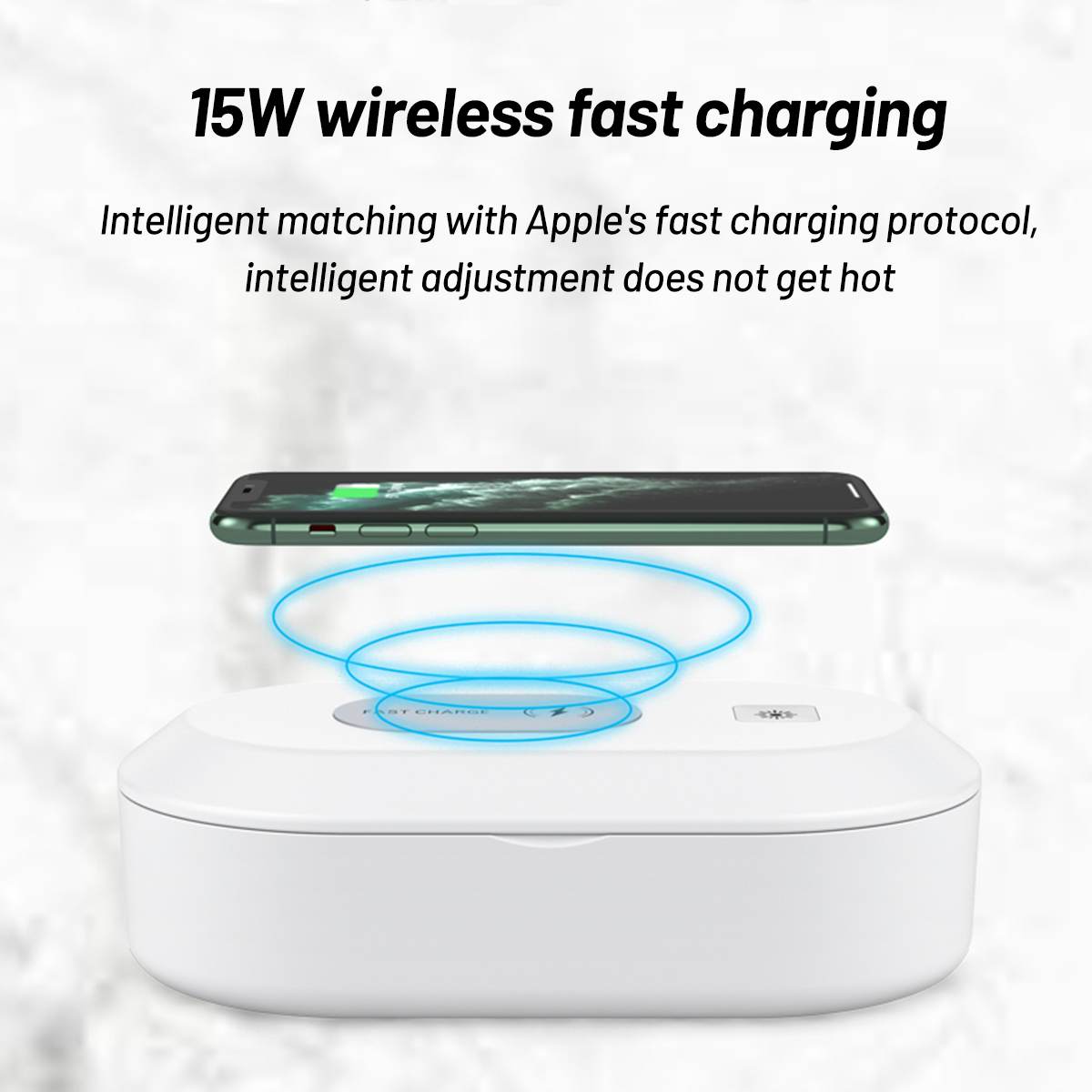 UV Sterilizer Box Phone Cleaner Sanitizer 15W Wire... – Grandado