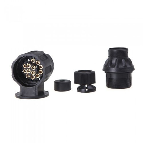 13-Pin Trailer Plug 13-Pole Bedrading Connector 12... – Grandado
