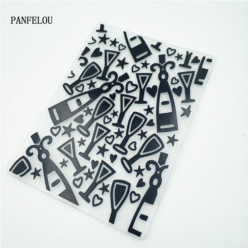 PANFELOU River pebble puzzle card Embossing folder... – Grandado