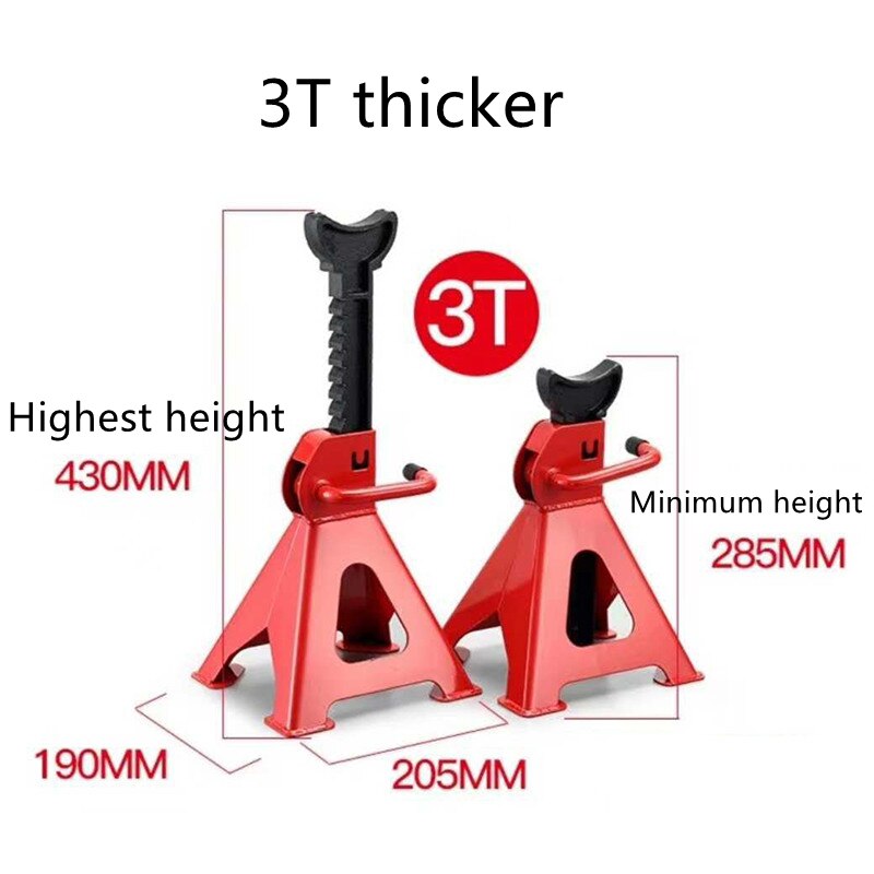 3Ton Steel Jack Auto Stands Safety Automobile Jack... – Vicedeal