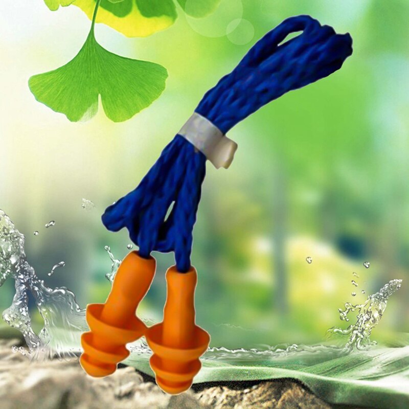 1Pc Soft Silicone Corded Ear Plugs Ears Protector ... – Grandado