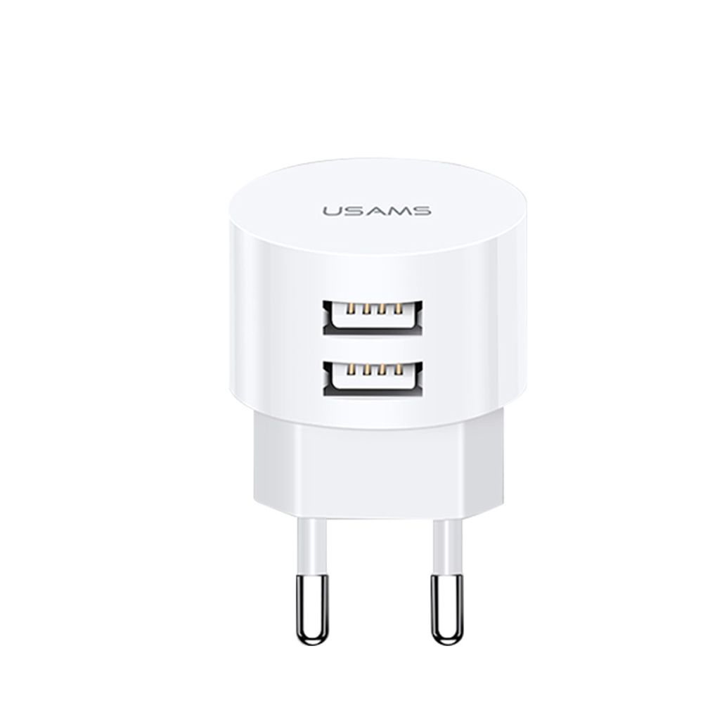 Dual USB Mobile Phone Adapter Travel Charger Head ... – Vicedeal