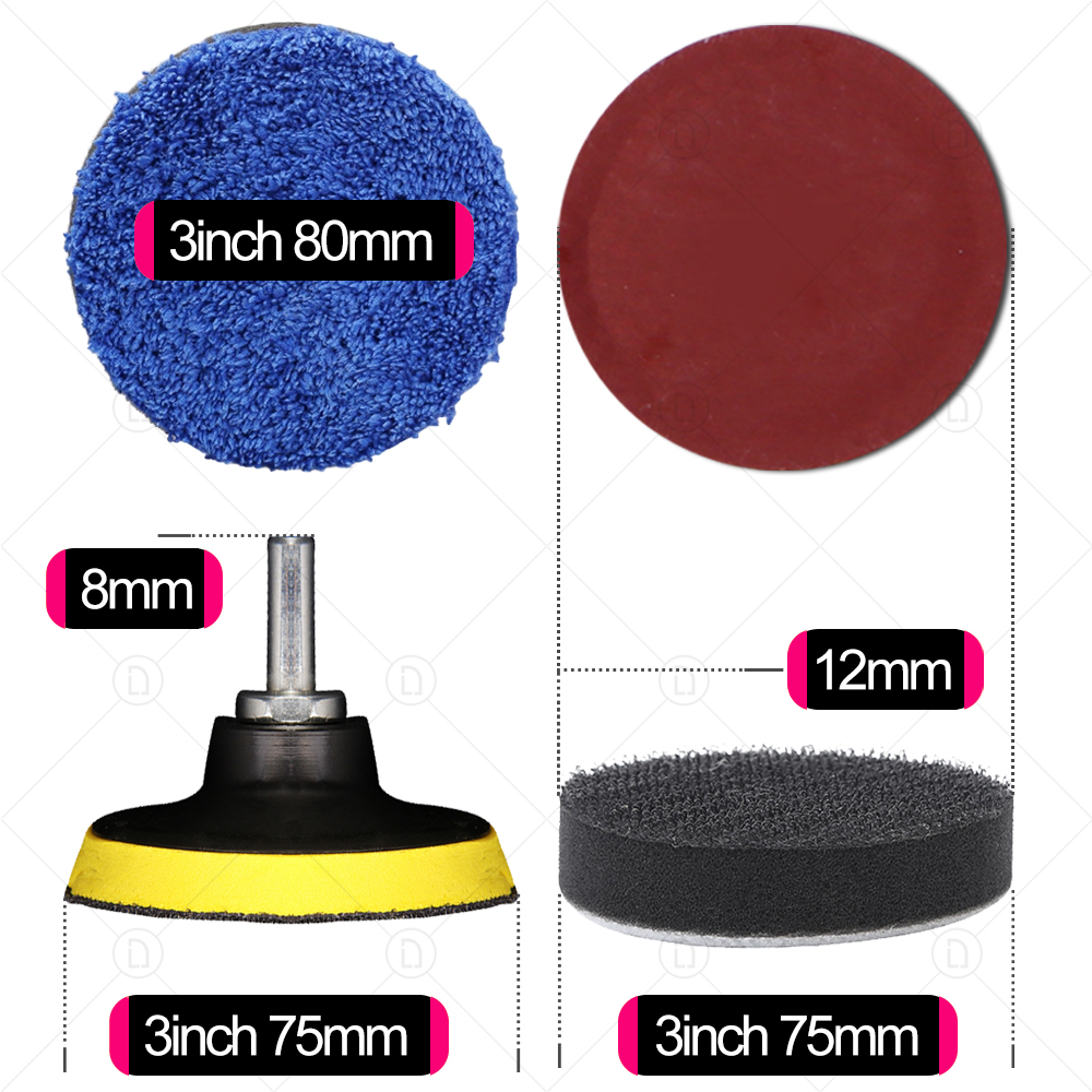 3 Inch Round Sand Paper Sanding Discs Sandpaper Fo... – Vicedeal