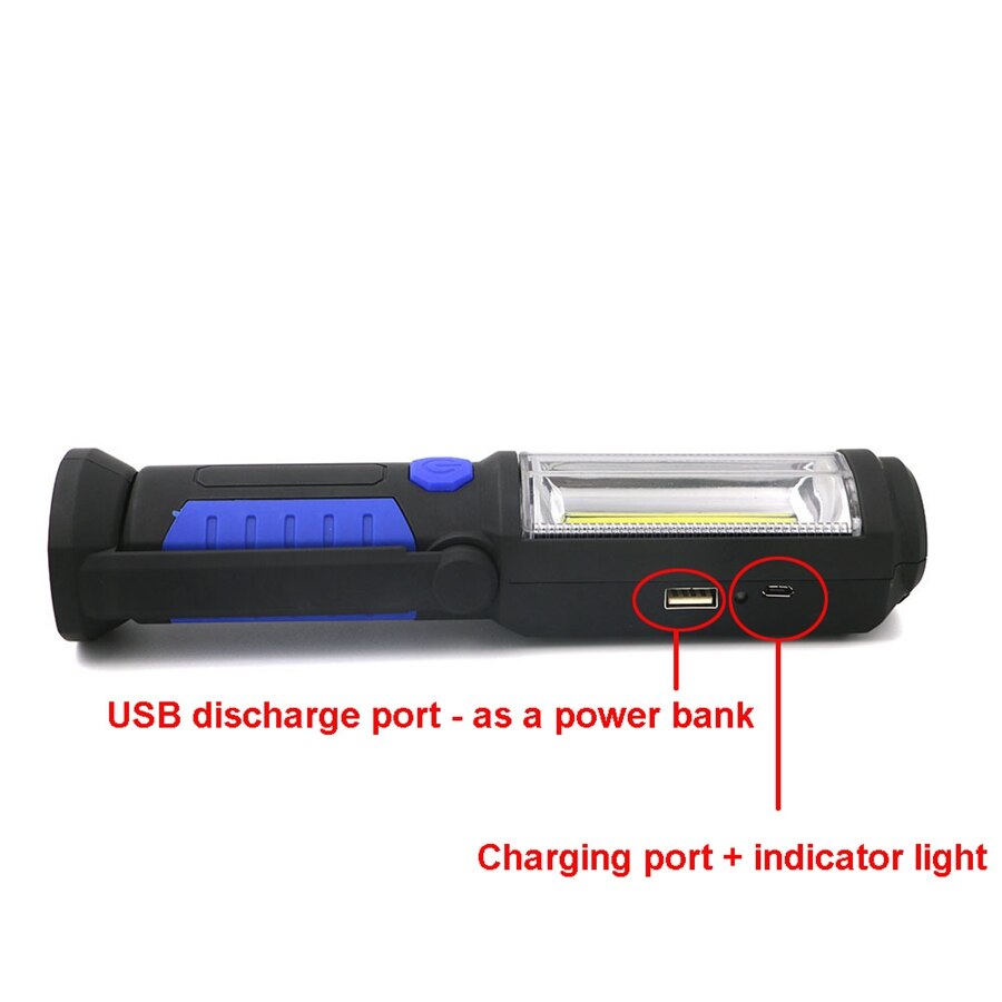 Portable 3800 Lumens Rechargeable COB LED Flashlig... – Grandado