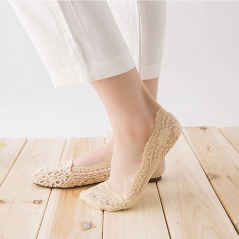 Elgiref Zomer Dames Siliconen Kant Boot Sokken Onz... – Grandado