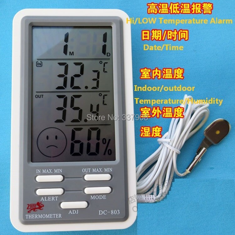 Version Big Screen Temperature/Humidity meter Disp... – Vicedeal