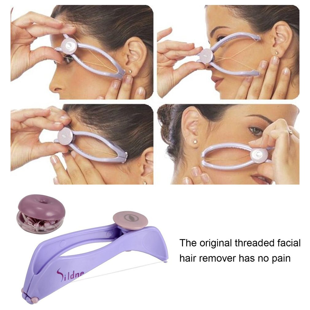 Women Facial Hair Remover Spring Threading Epilato... – Vicedeal