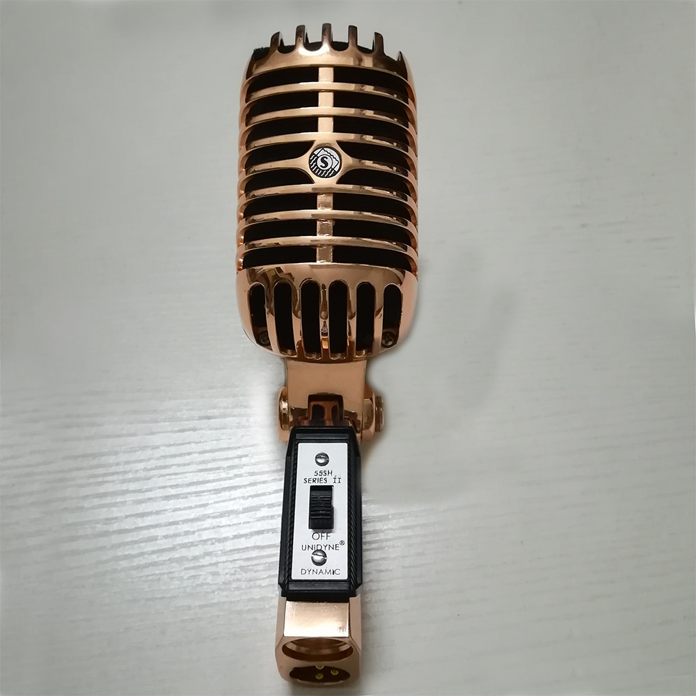 Metal 55SH Microphone Rose Gold Color Vocal Dynami... – Vicedeal