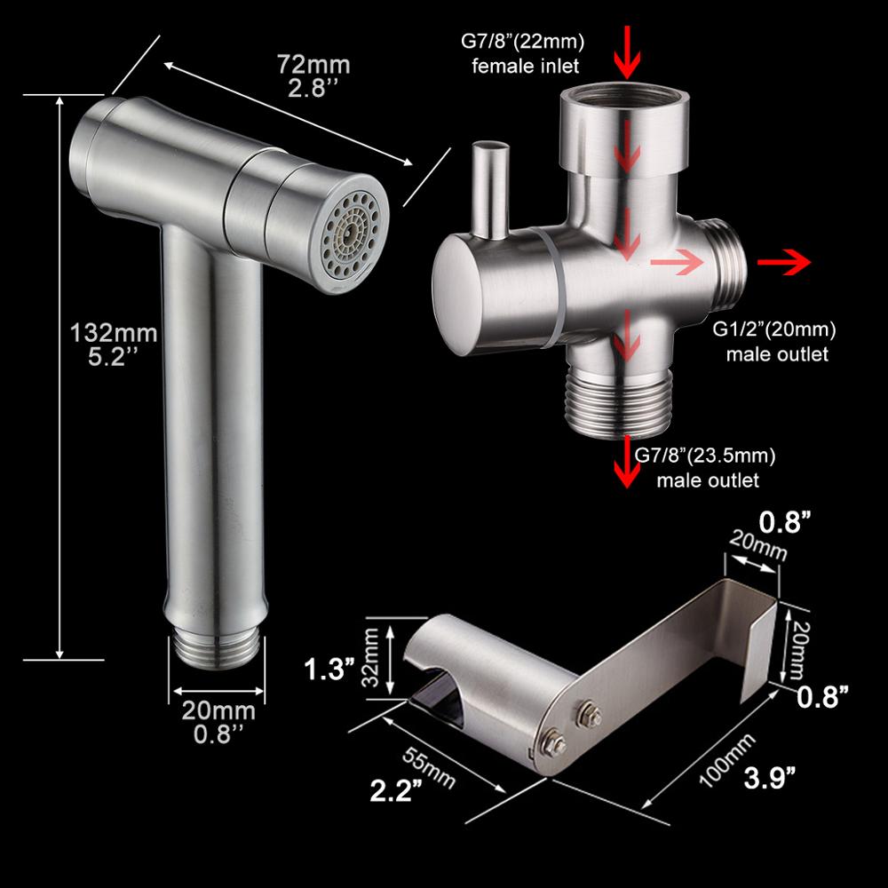 SUS304 Stainless Steel Button Type 2-Ways mode Han... – Grandado