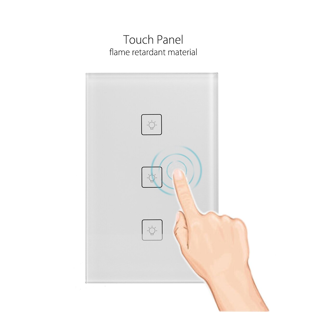 1/2/3 Gang Smart Panel Switches AC 110-240V 10A US... – Grandado