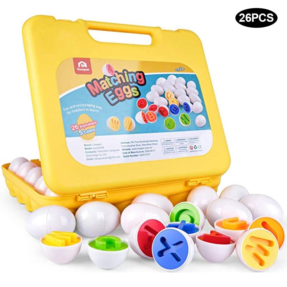Matching Eggs Set Letters Matching Eggs 26PCS ABC ... – Vicedeal