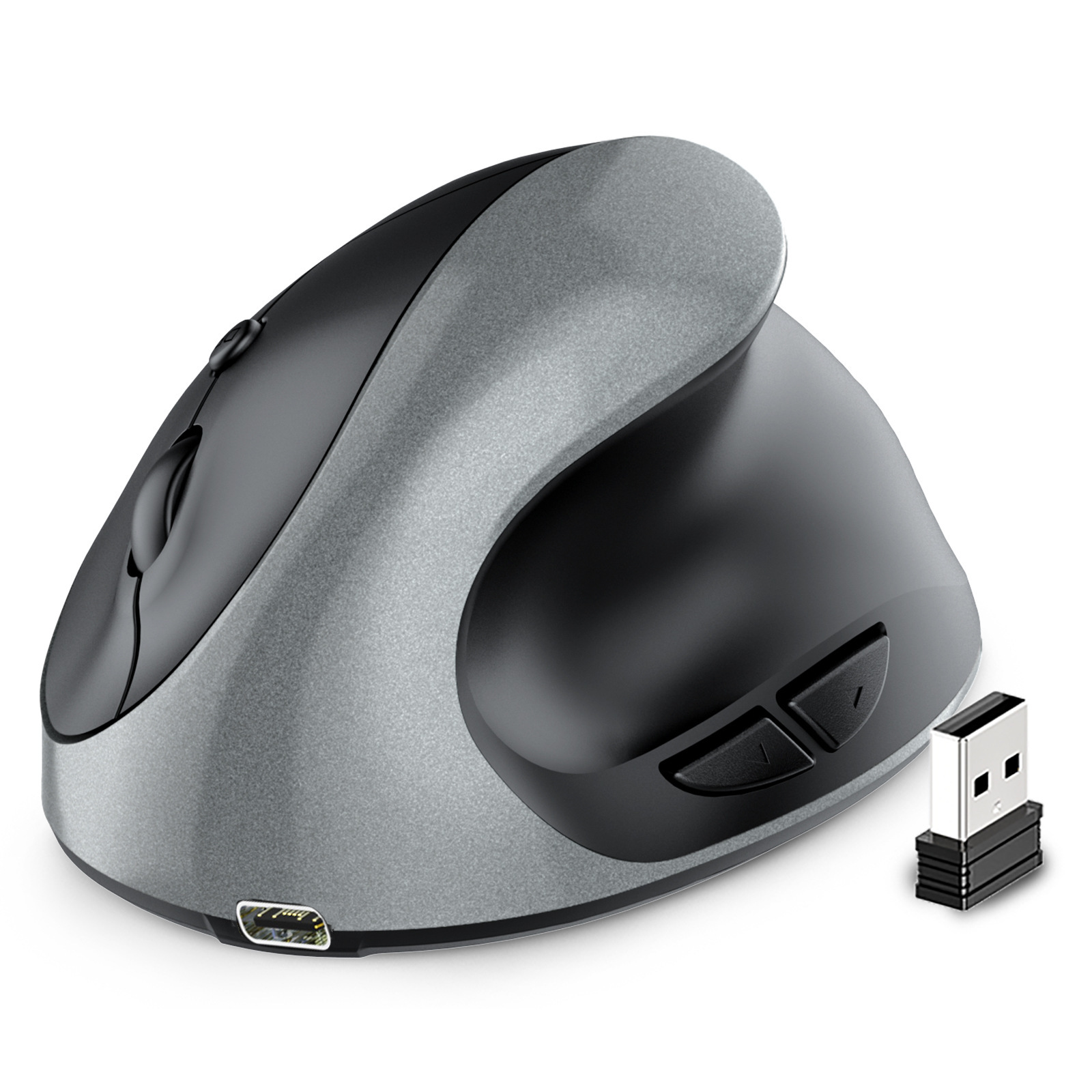 JOMAA Rechargeable Vertical Mouse Wireless USB 2.4... – Grandado