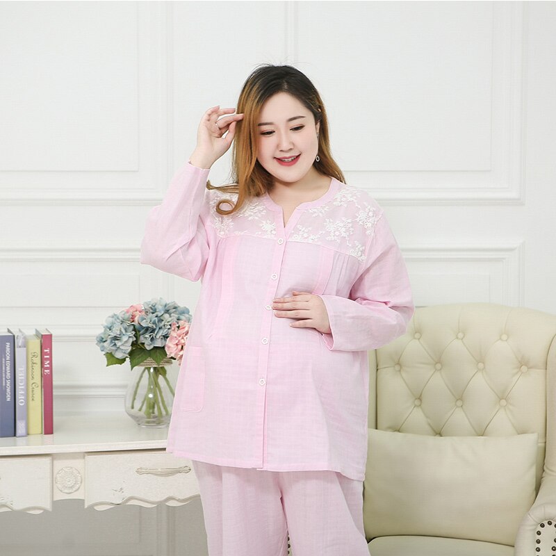maternity pajamas set mother's postpartum breastfe... – Vicedeal