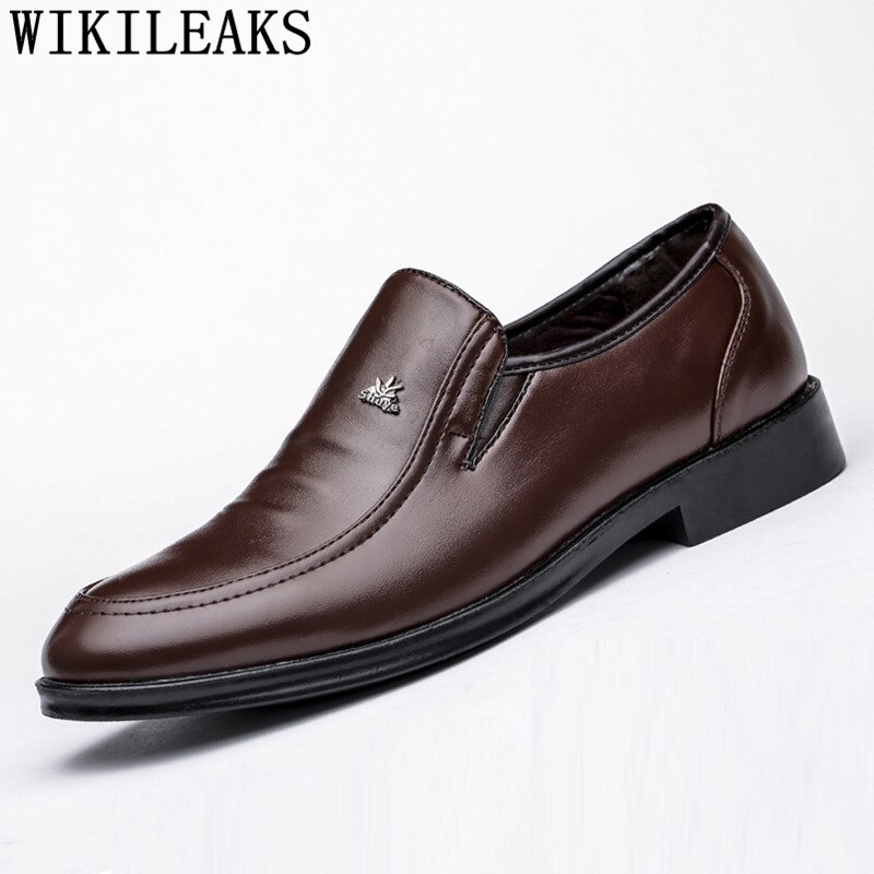 Sapatos formais dos homens clássico preto vestido ... – Vicedeal