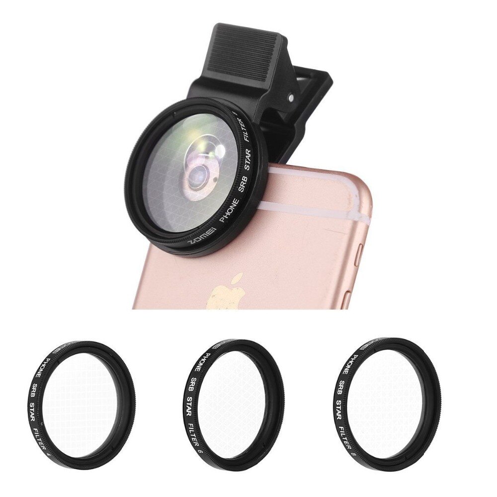 ZOMEI 37mm star lens filter kit for iPhone7 /6/6S/... – Grandado