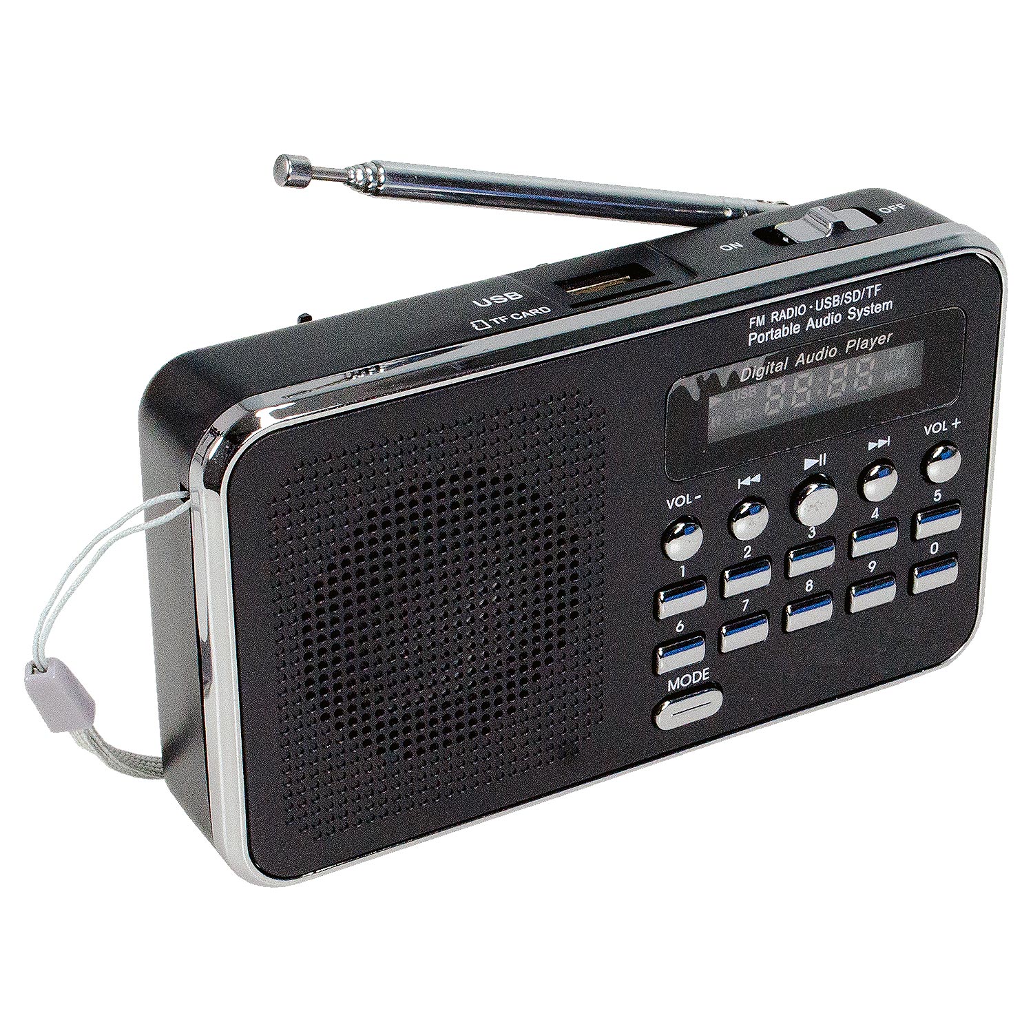 HT-330 Rechargeable Radio USB MP3 Player Radio – Grandado