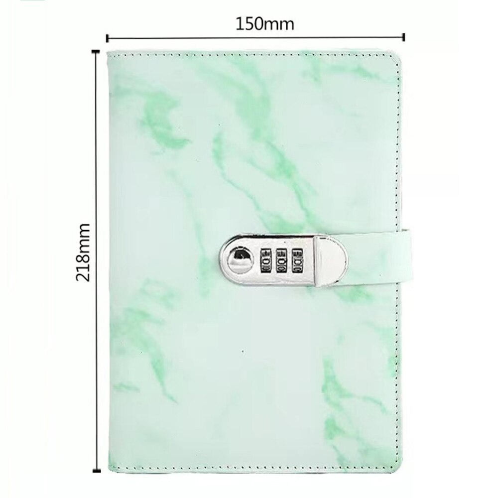 A5 Password Notebook Marble Texture 100 Sheets Per... – Vicedeal