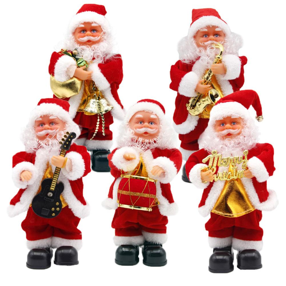 Electric Movable Santa with Musical Instrument Kid... – Grandado