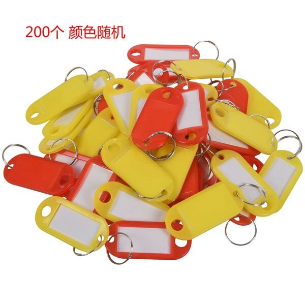 100pcs Color random Key Ring Tags – Grandado