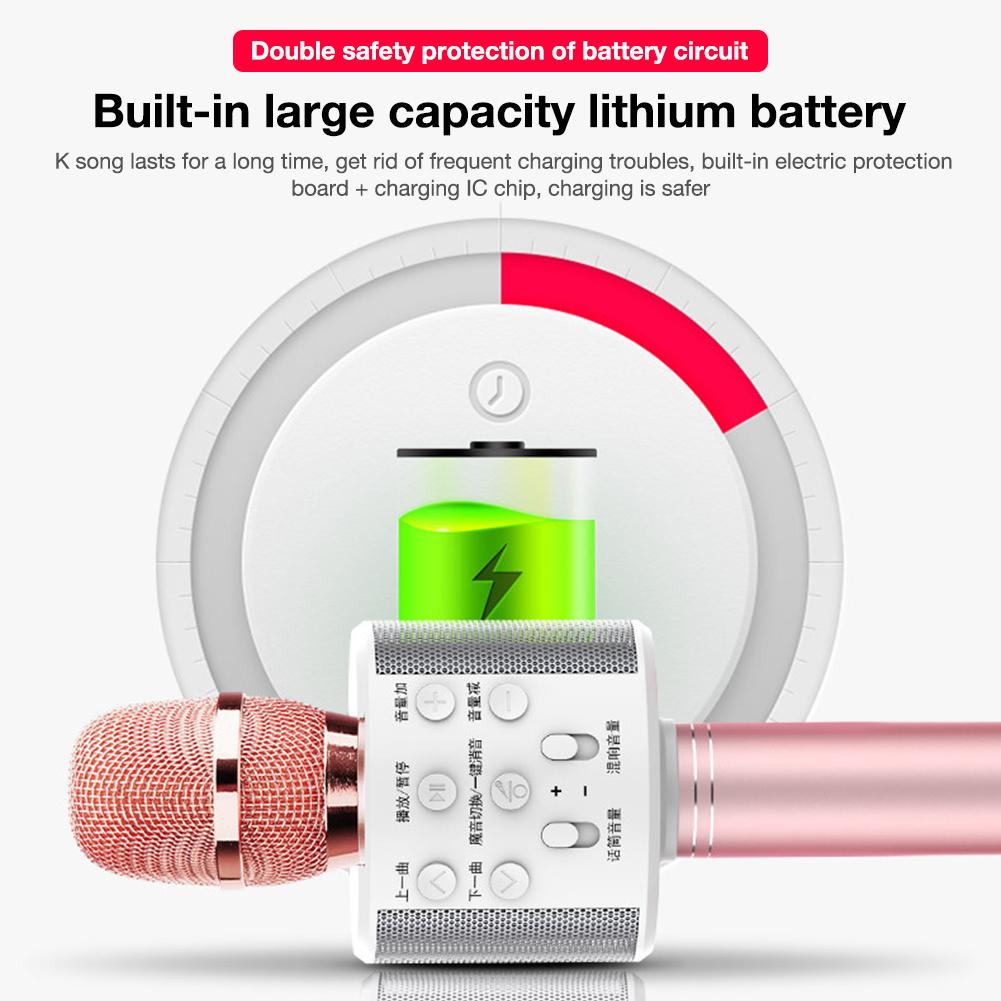 Wireless Karaoke Microphone Portable Handheld USB ... – Grandado