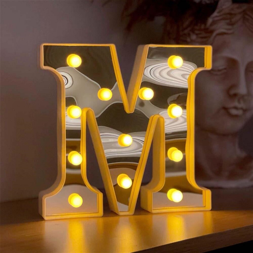 Letras 3d iluminadas por Led decorativo, tamaño gr... – Grandado