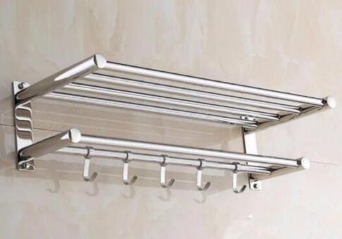 Rvs Badkamer Rekken, Twee Layer Handdoek – Vicedeal