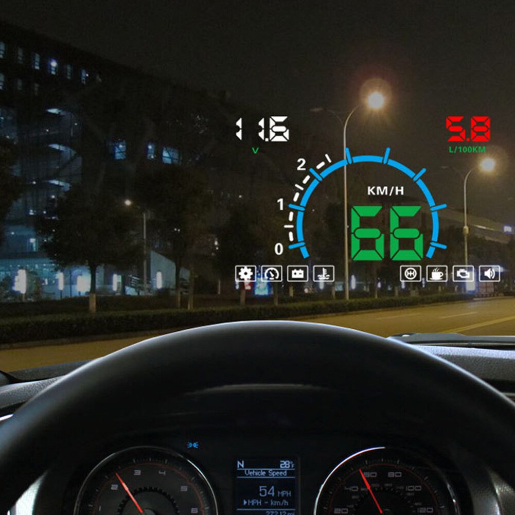 E350 OBD2 HUD Clear Speedometer Head Up Display Ca... – Grandado