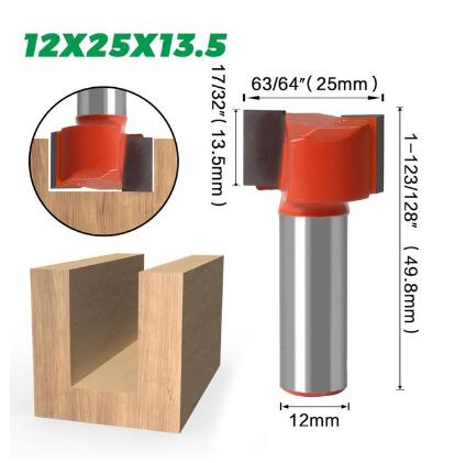 1pc 12mm Shank 2 flute straight bit Woodworking To... – Grandado