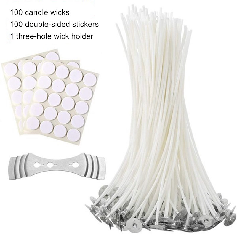 100pcs/set Pure Cotton Smokeless Candle Wick 8/10/... – Grandado
