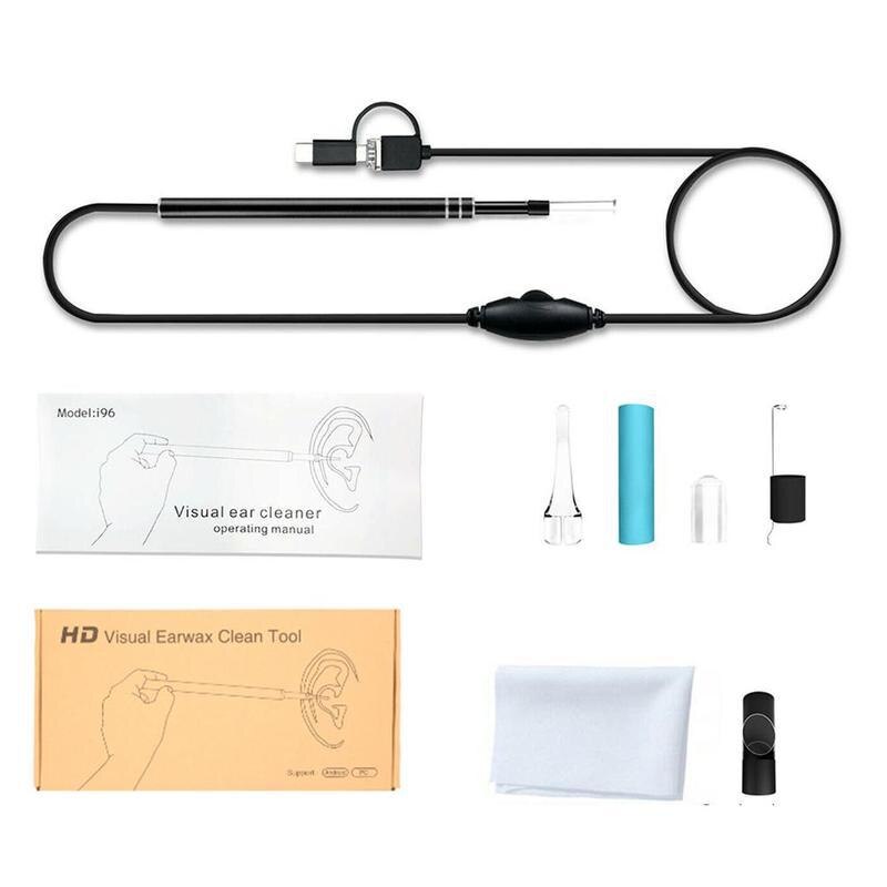 3 In 1 Visual Cut Ear Spoon With Luminous Endoscop... – Grandado