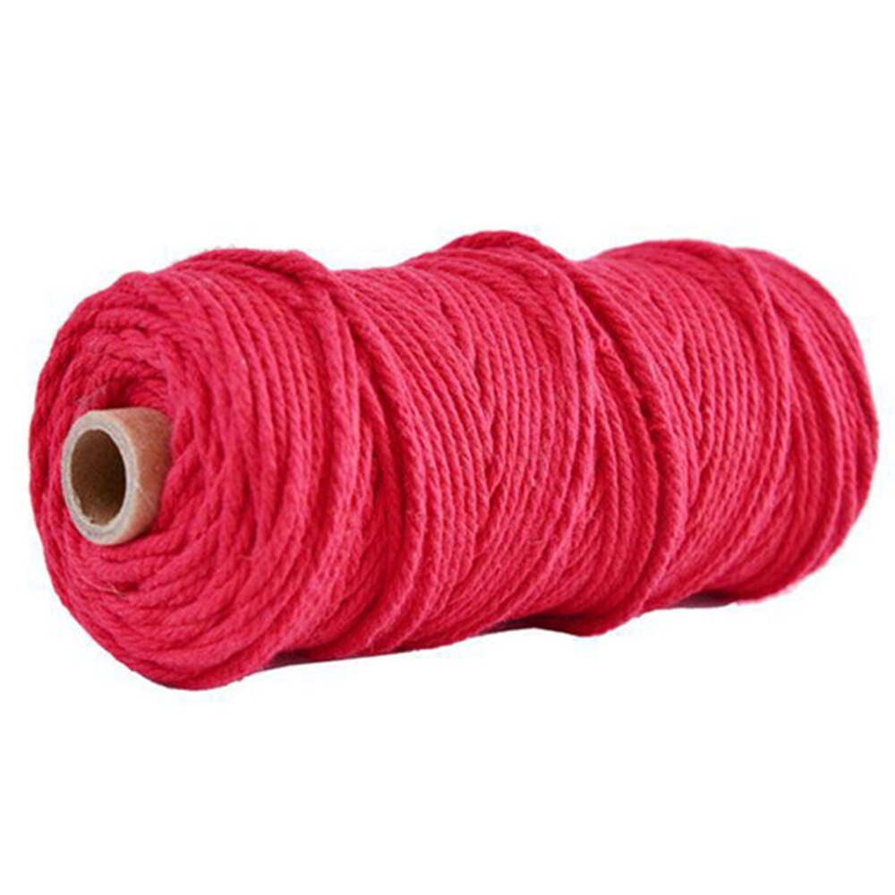Cotton Macrame Twisted DIY 1 Roll 3mm Home Textile... – Grandado
