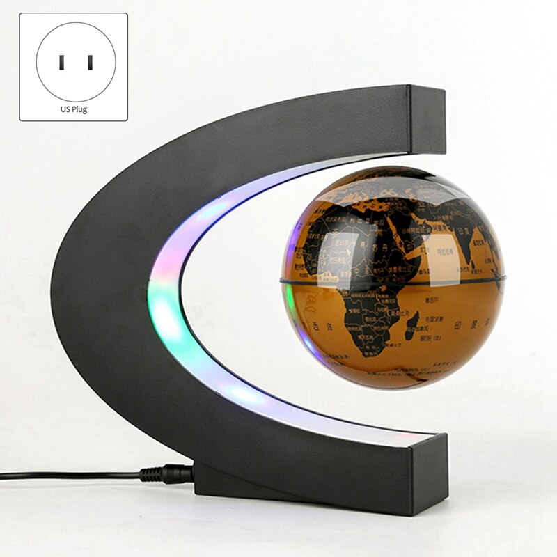 Floating Globe Globe World Map Magnetic Levitation... – Grandado