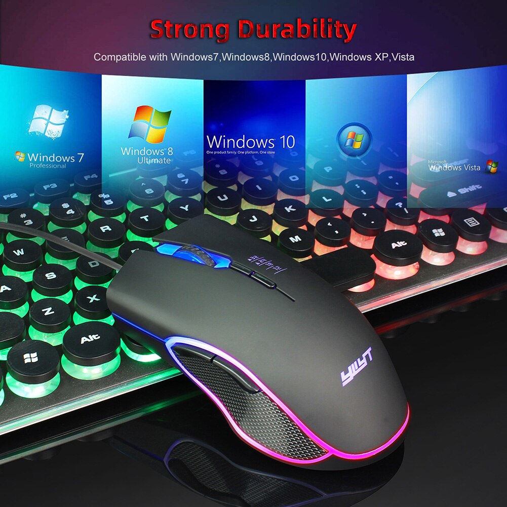 Wired Gaming Mouse G853 USB Sets 3200 DPI Adjustab... – Grandado