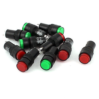 10 Pcs AC 220V 12mm Rood Groen Neon Lampje Pilot S... – Vicedeal