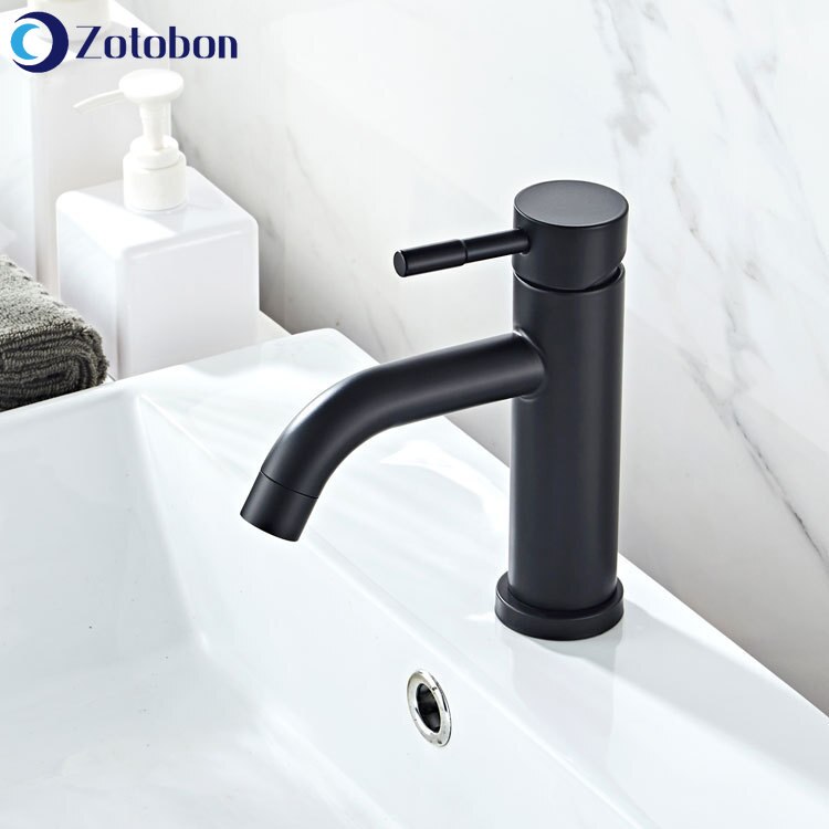 ZOTOBON Bathroom Basin Faucet Deck Mounted Cold an... – Grandado