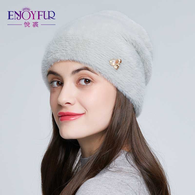 Enjoyfur Winter Hoeden Voor Vrouwen Imiteren Wol D... – Grandado