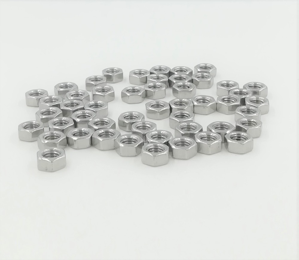 50pcs DIN934 M1.6 M2 M2.5 M3 M4 M5 M6 M8 m10 m12 s... – Vicedeal