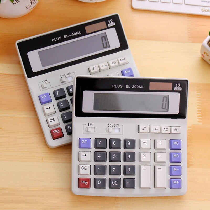 Calculator Electronic Office Calculator 12 Digits ... – Grandado