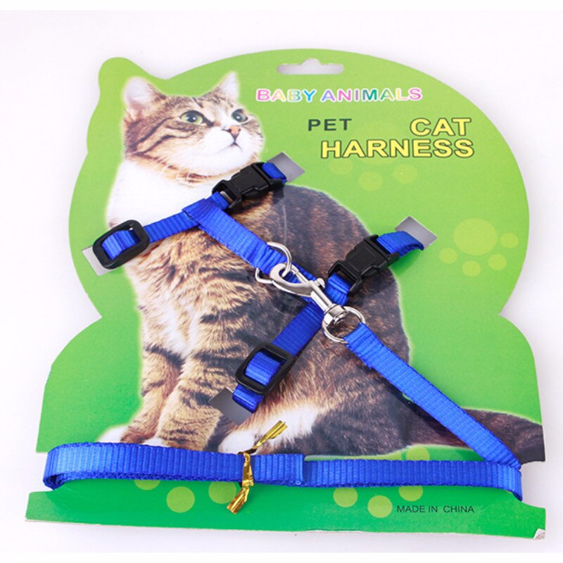 Nylon Cat Harness And Leash Set Pet Products For A... – Grandado