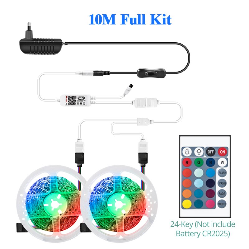 5050 led lysbånd dc12v led lysbånd vandtætte 5m r... – Grandado