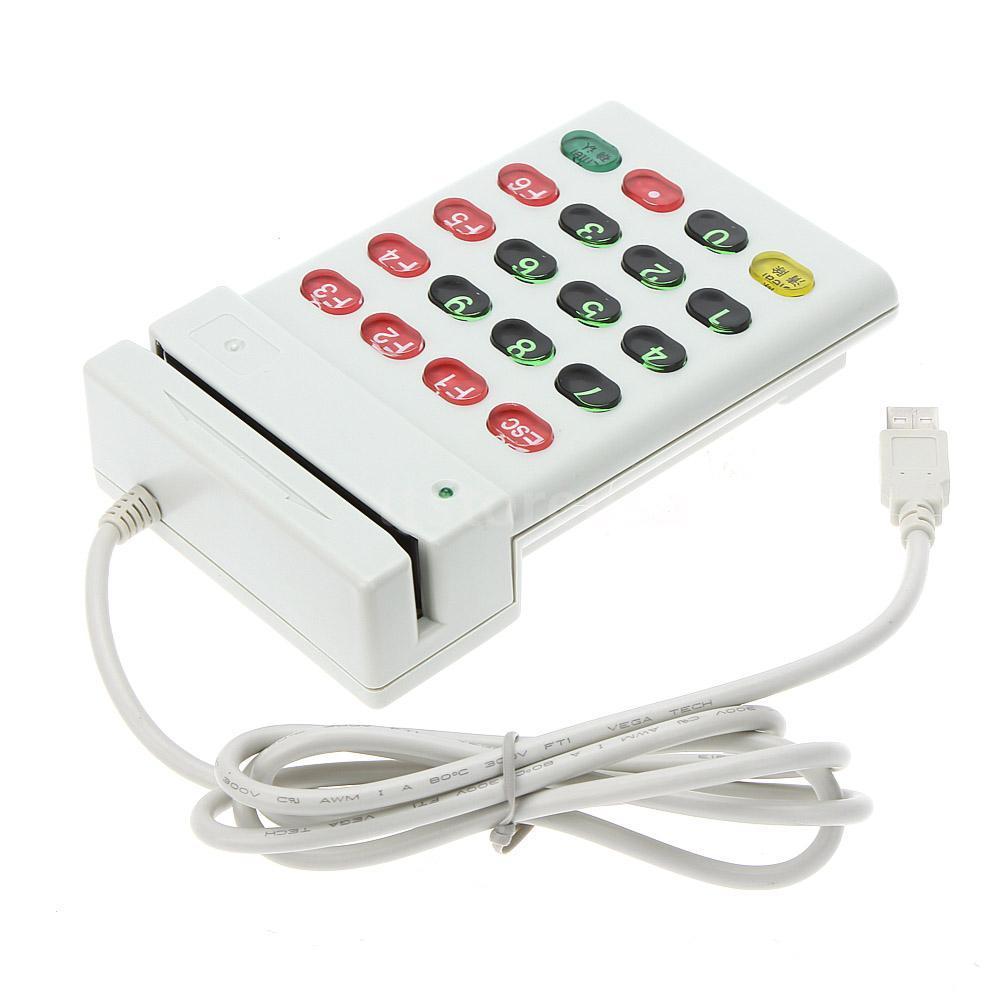 USB Universal Magnetic Card Barcode Reader Stripe ... – Vicedeal