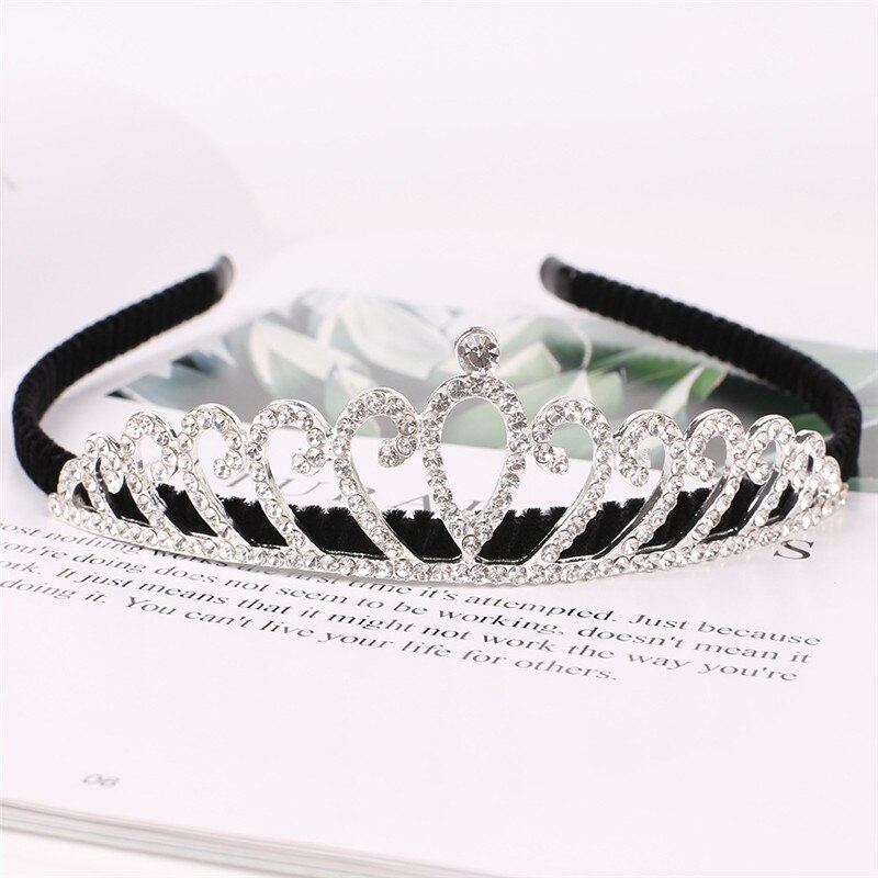 Cute Swan Princess Tiaras and Crowns Crystal Pearl... – Grandado