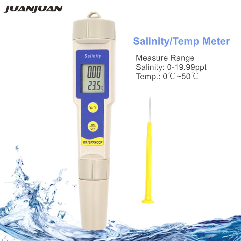 Digital Salinity/Temp Meter Salinity tester Salino... – Vicedeal