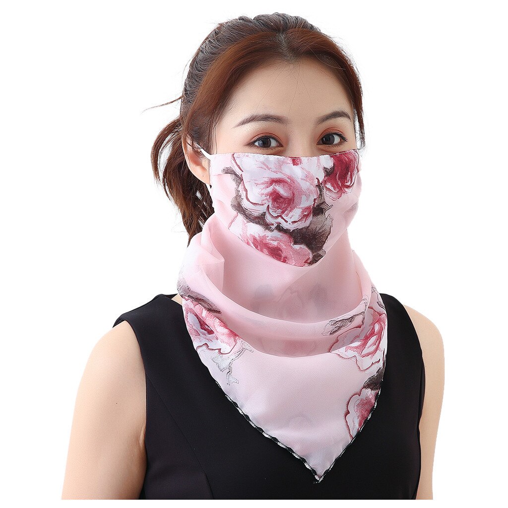 2pc Unisex Face Neck Cover Scarf Earloop Face Mask... – Grandado