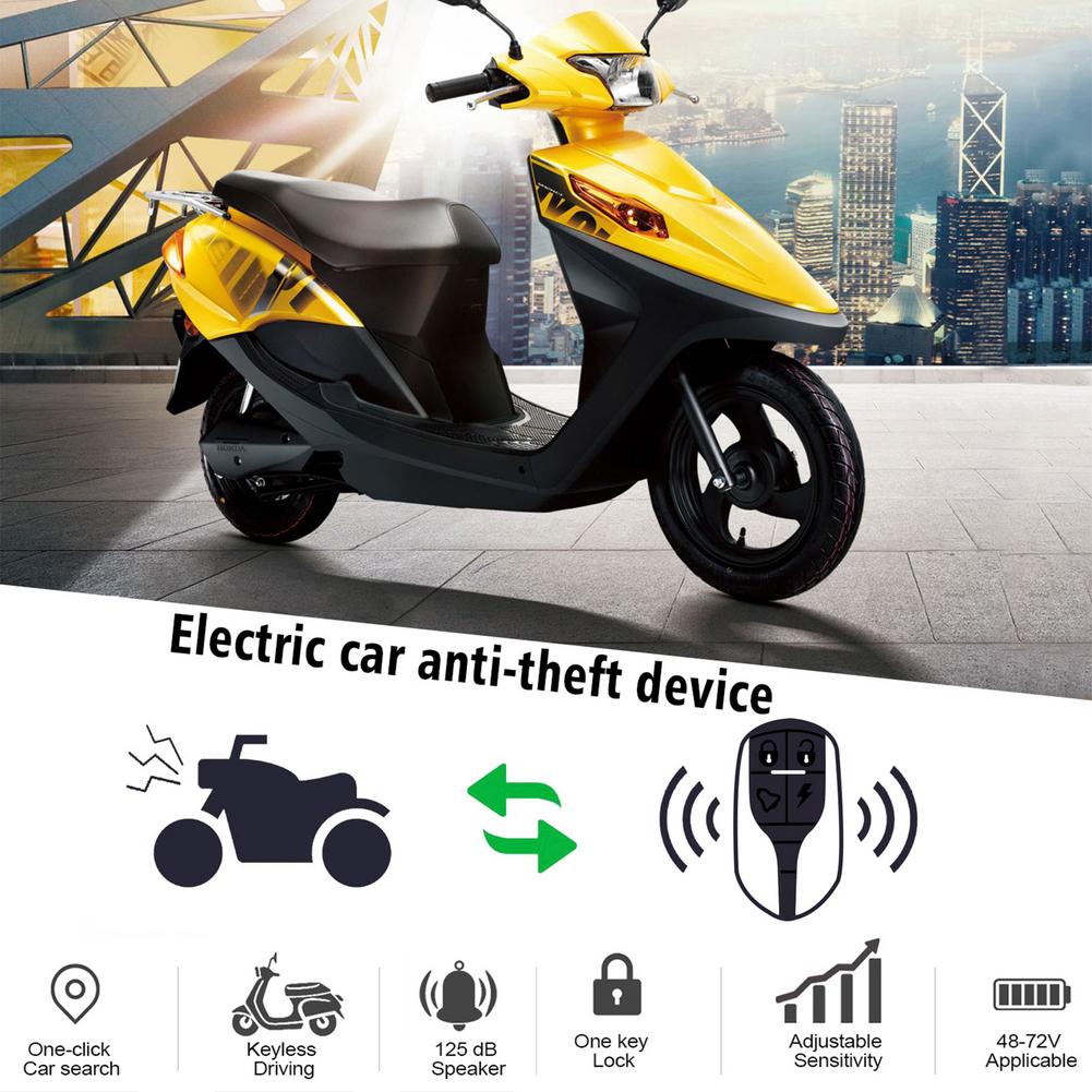 Motorcycle Scooter Alarm Security System Anti-thef... – Grandado