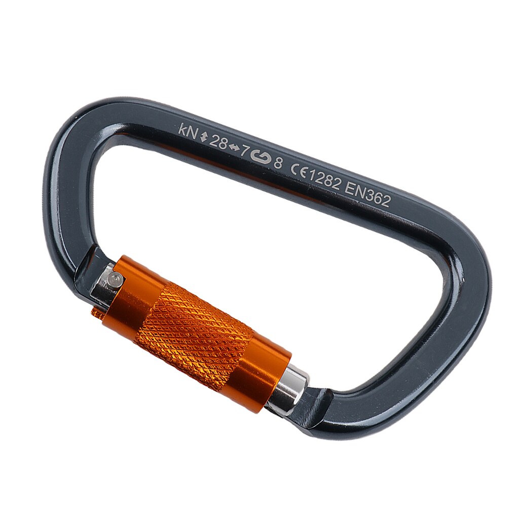 28KN D Shape Carabiner Aluminum Auto Locking Mount... – Grandado