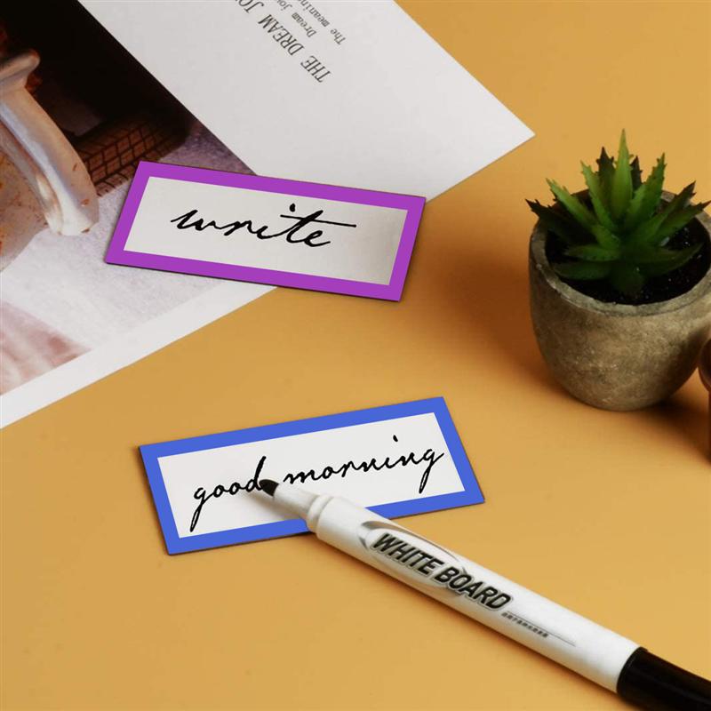 Magnetic Label Tags Colorful Labels Reusable Dry-E... – Grandado