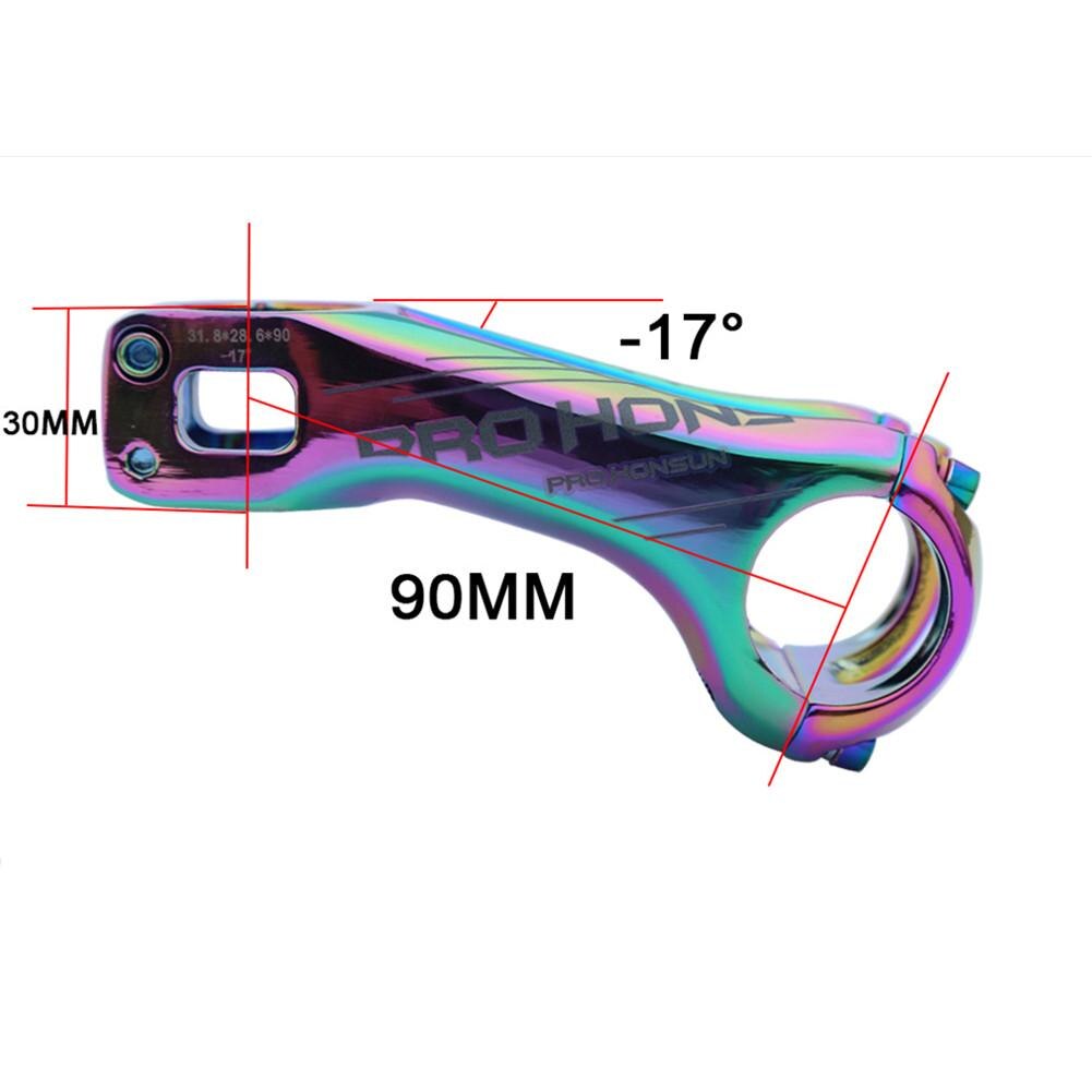 Mountain Bike Handlebar Stem 17 Degrees Aluminum A... – Vicedeal