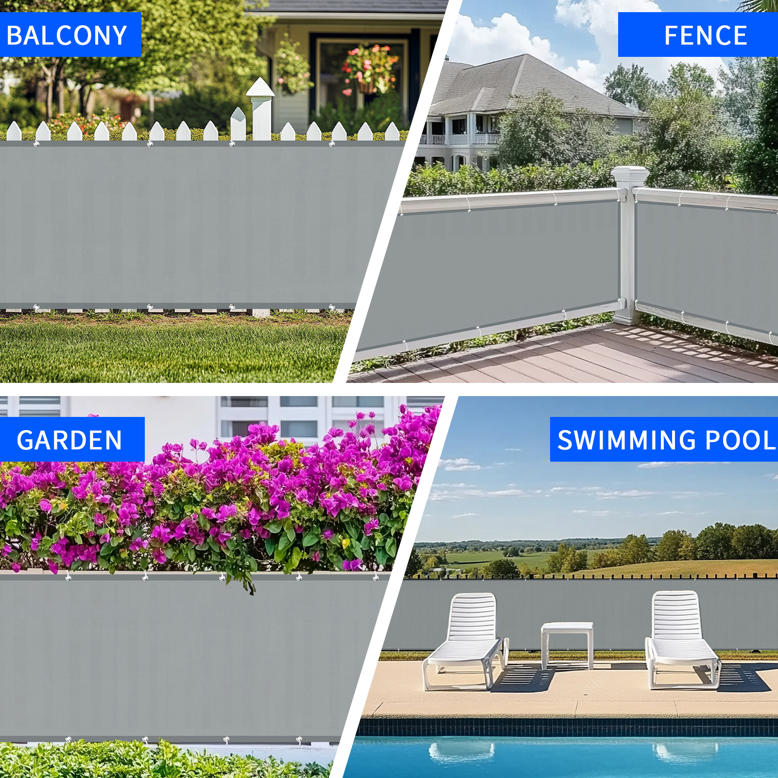 Waterproof Privacy Fence Screen Fence Covering Pri... – Grandado